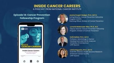 Dr. Bellizzi Interviewed for NCI Inside Cancer Careers Podcast | The ...